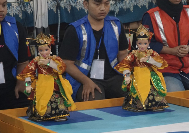 Rosemery UNY robot wins second place in the Indonesian Dance Robot ...